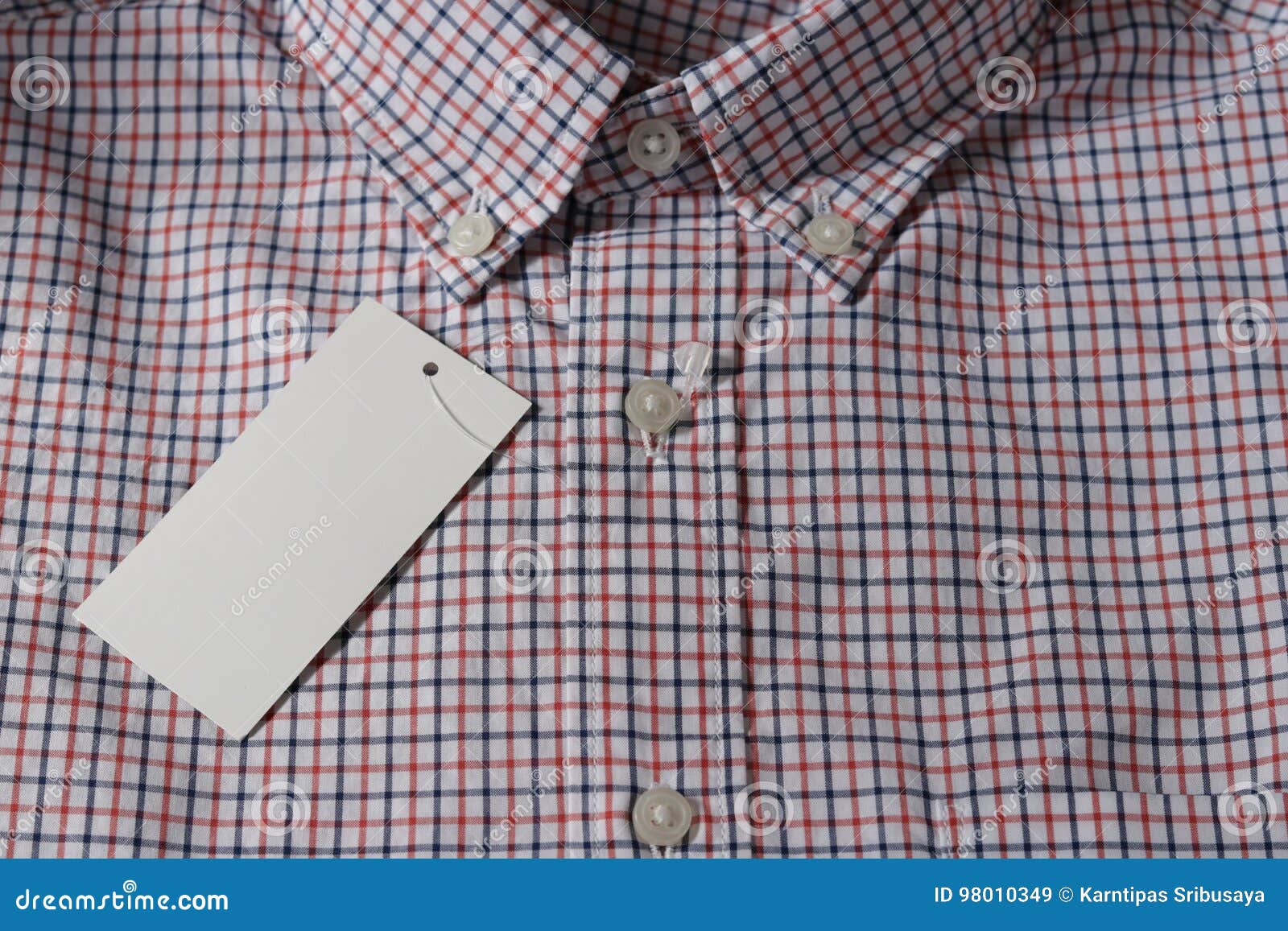 New shirt with price tag stock image. Image of background - 98010349