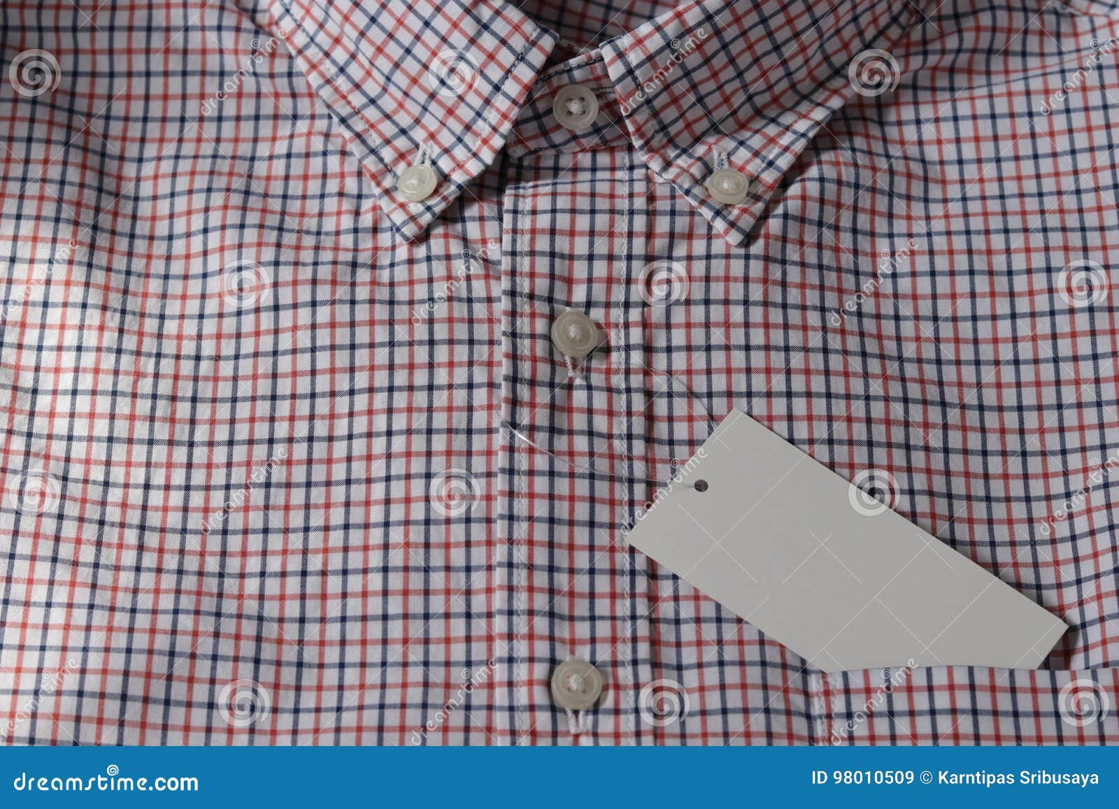 New shirt with price tag stock image. Image of style - 98010509