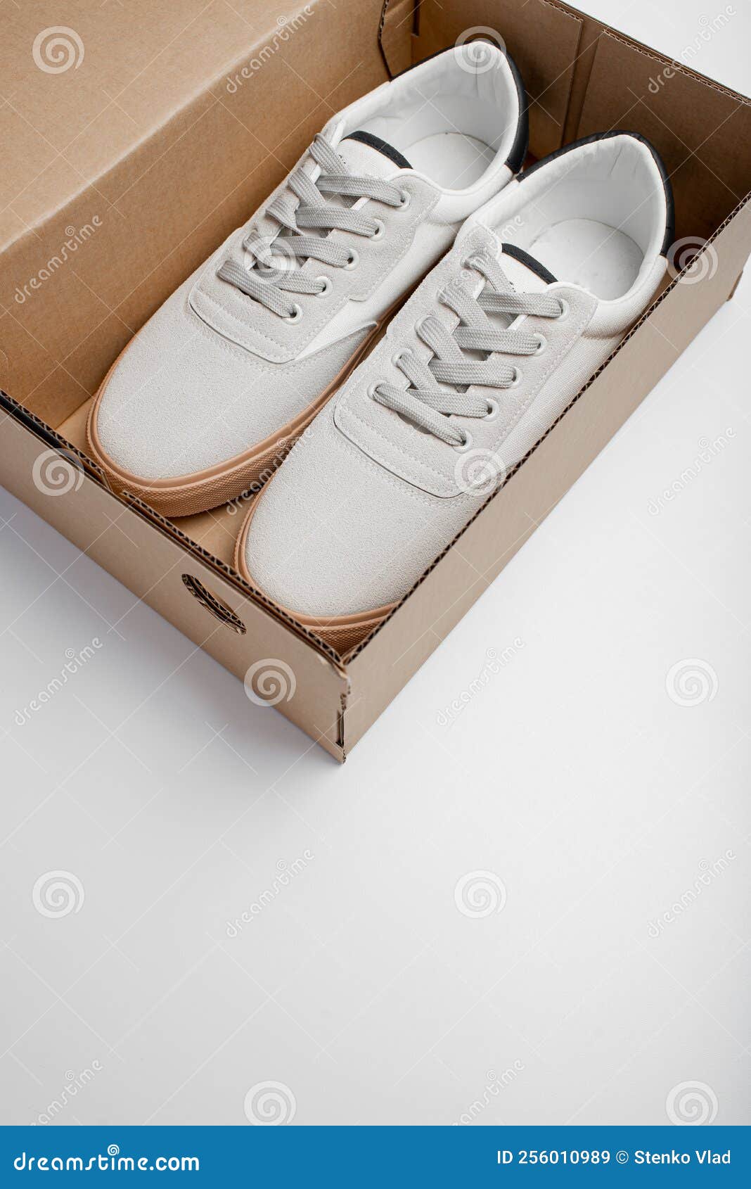 New Shoes in Box. Casual Man Shoes Stock Image - Image of color, wear ...