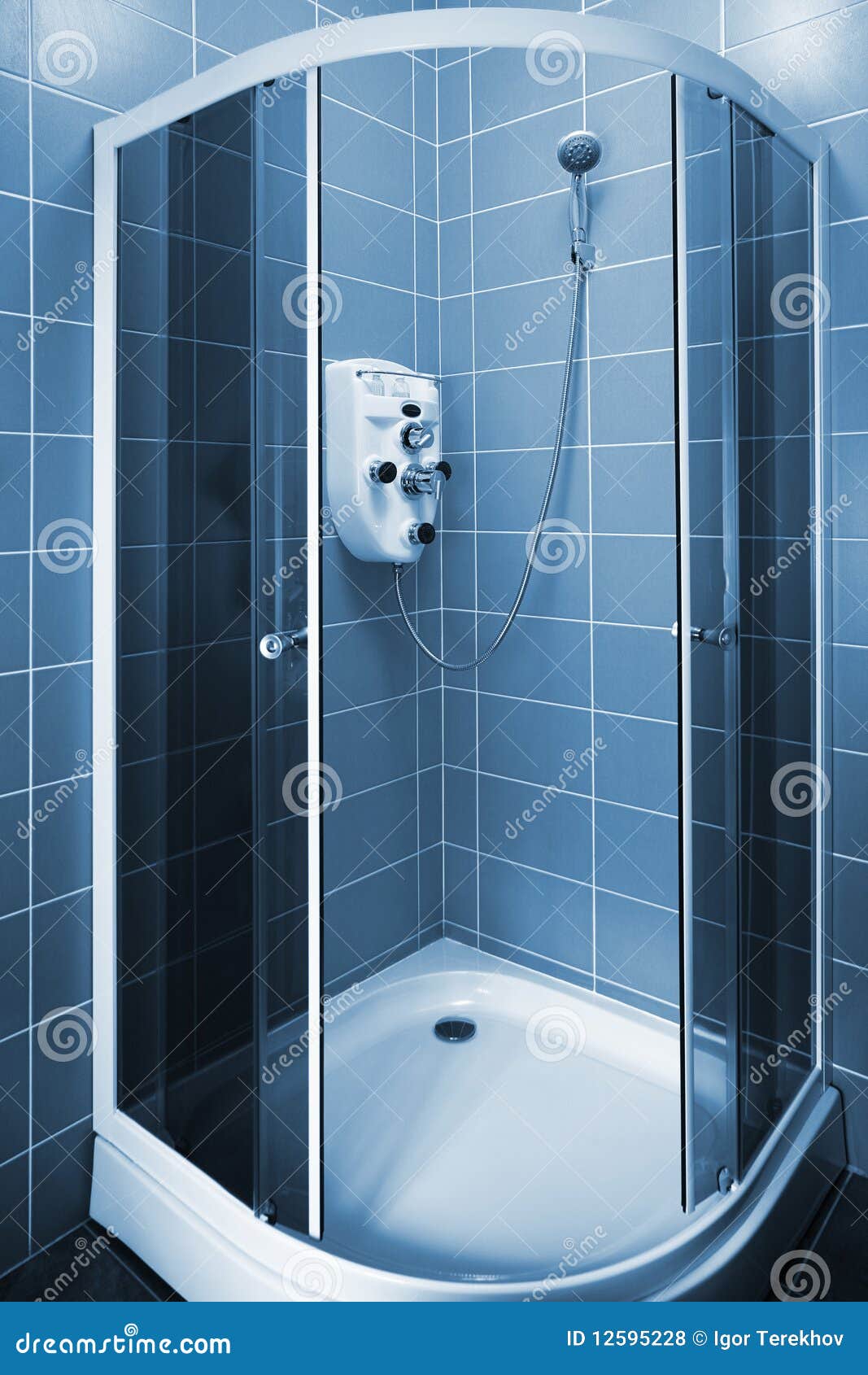 Shower Cubicle In Modern Bathroom Royalty-Free Stock Image ...