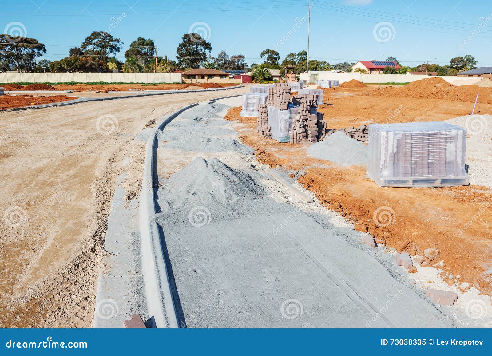 Sidewalk Construction Blockade Stock Photo | CartoonDealer.com #53725548