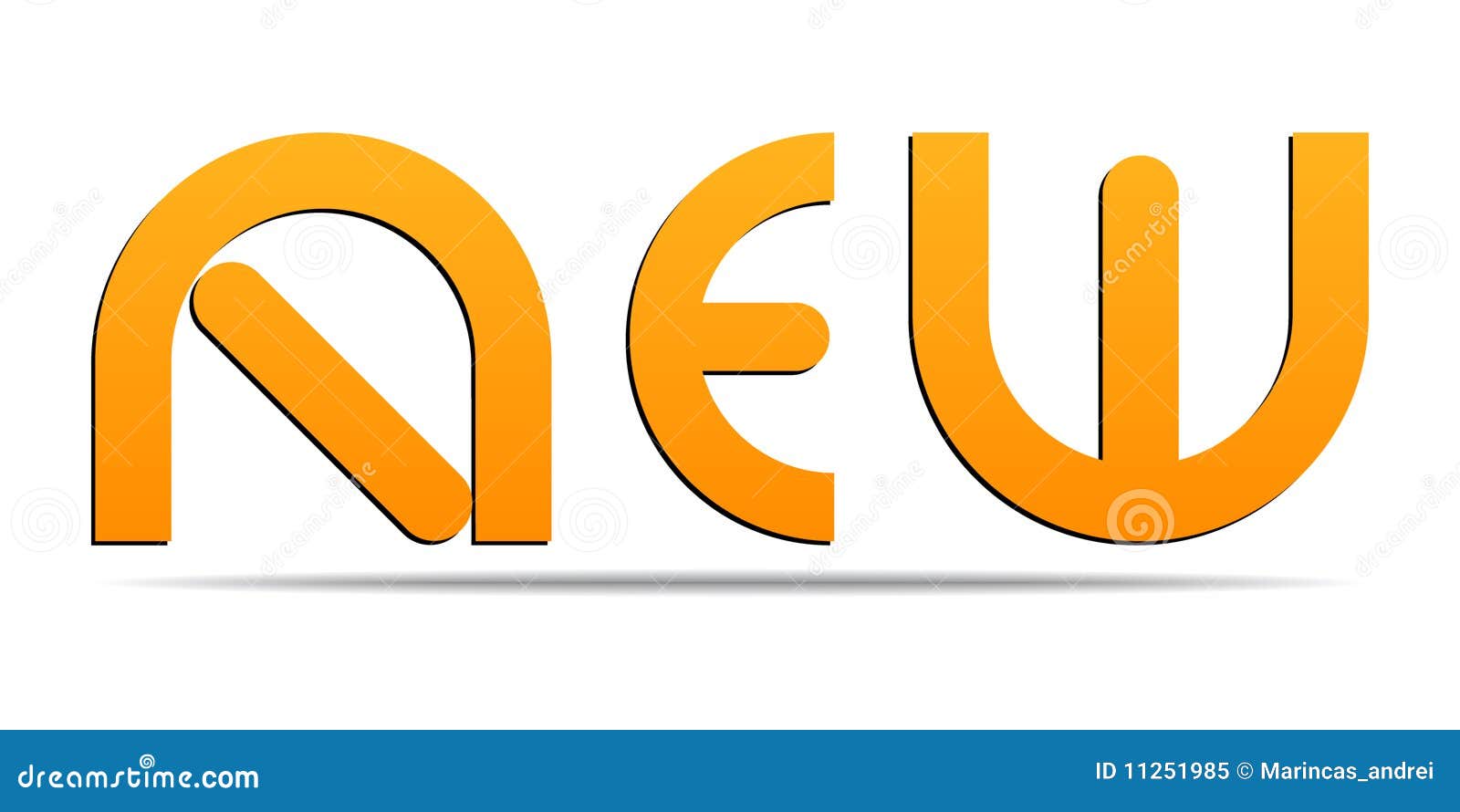 New sign stock vector. Illustration of shipping, poster - 11251985