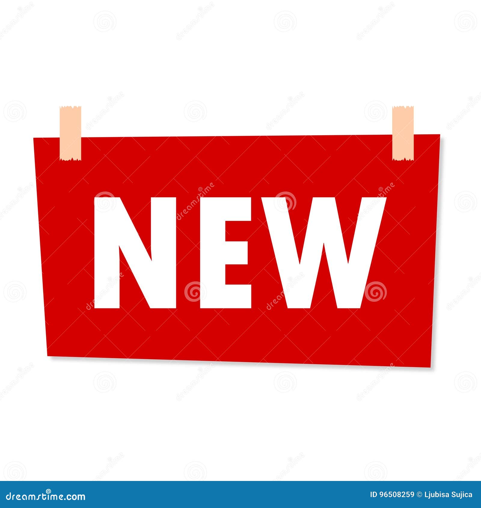 New Sign - illustration stock vector. Illustration of explode - 96508259