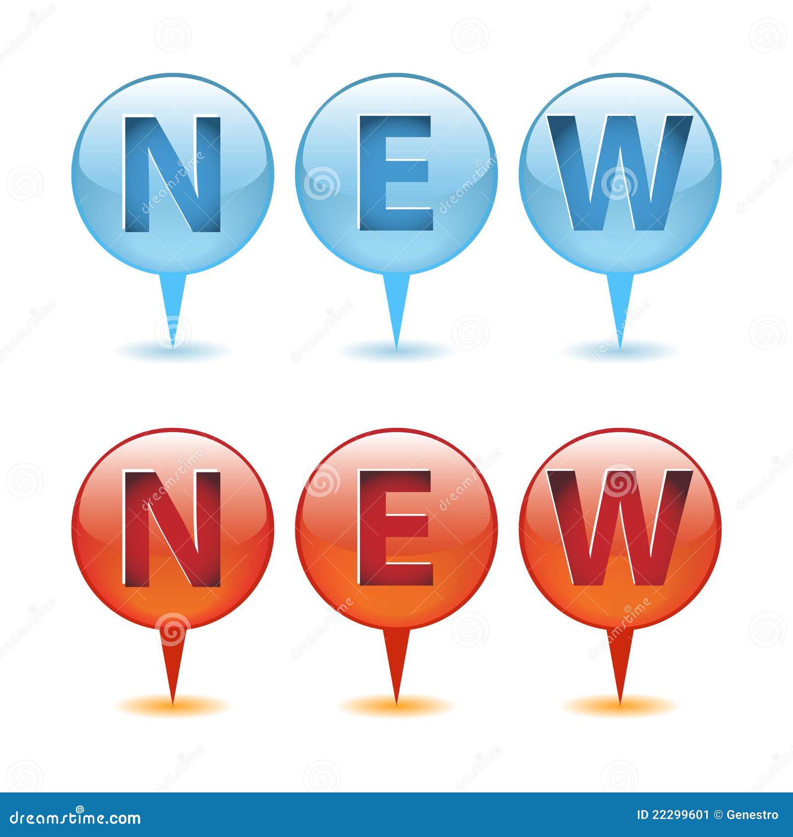 New sign label stock vector. Illustration of advertisement - 22299601