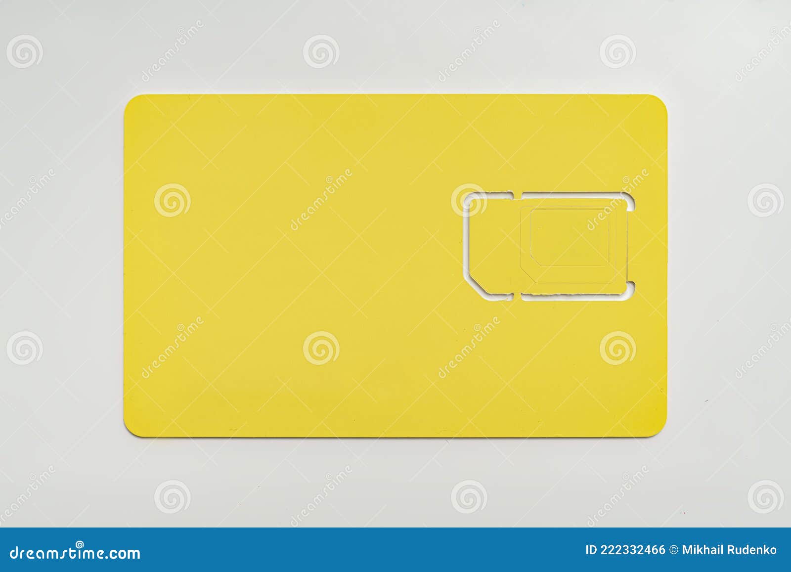 The New Sim Card Isolated on Color Surface, Contract Provider Chip ...