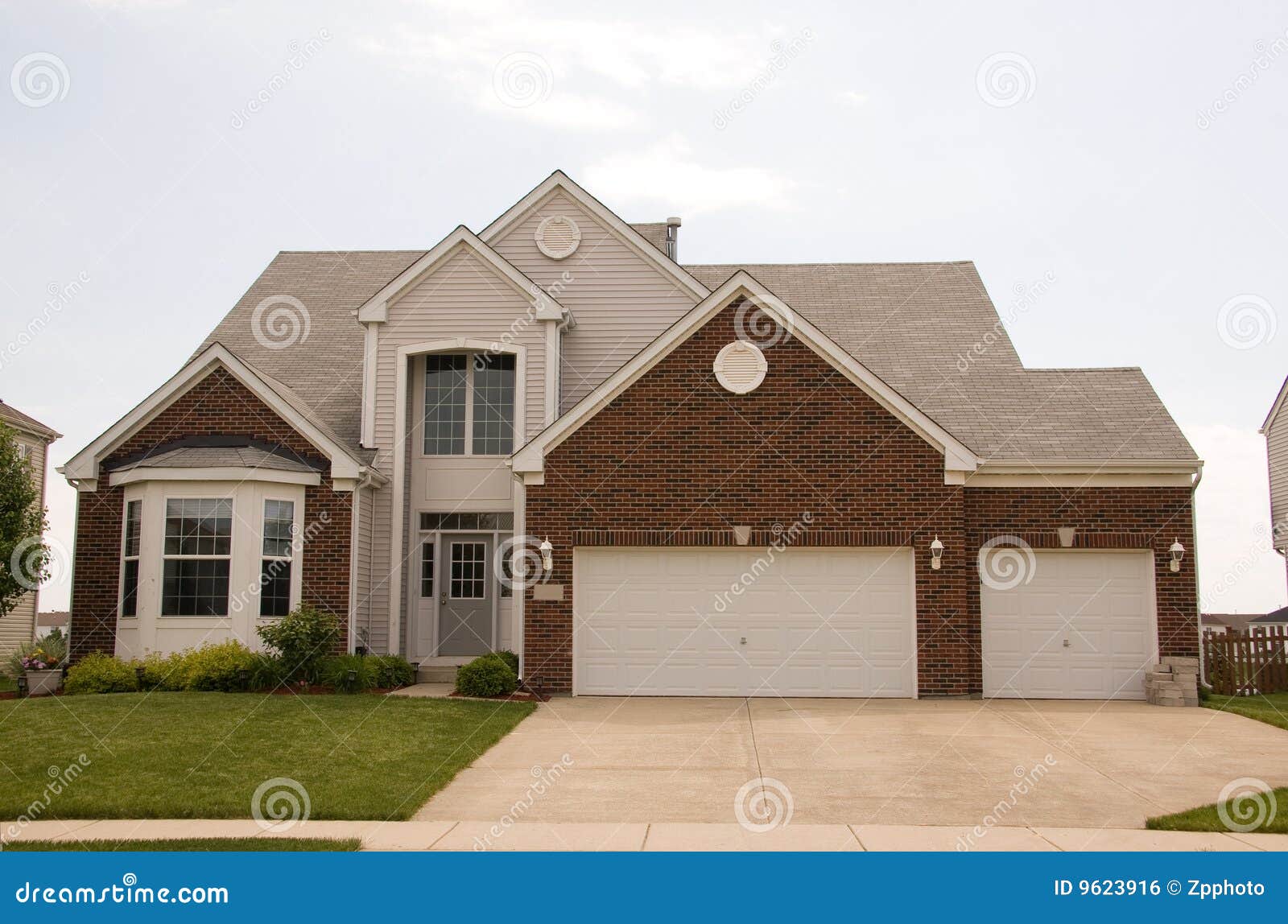 New Single Family House stock photo. Image of residential - 9623916