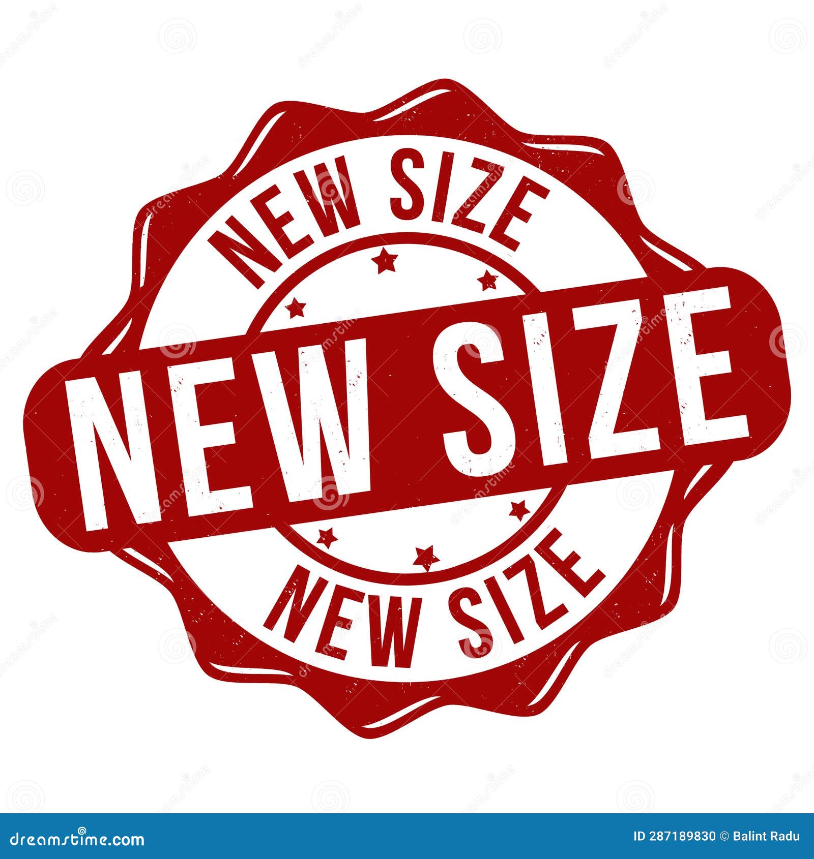 New Size Grunge Rubber Stamp Stock Illustration - Illustration of ...