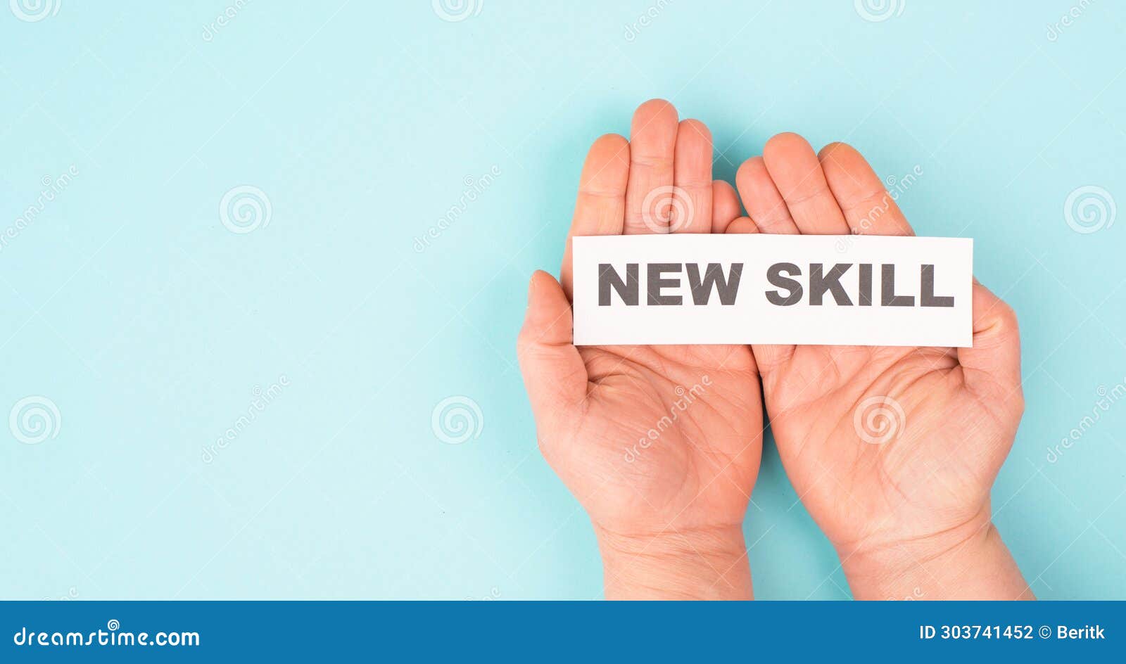 New Skill Sign, Progress, Development and Education Concept, Having a ...