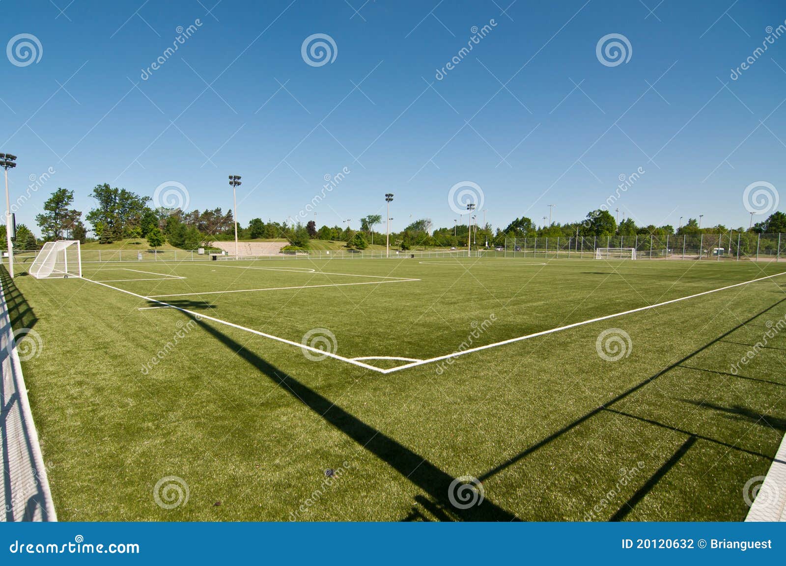 New Soccer Field stock photo. Image of color, sports - 20120632
