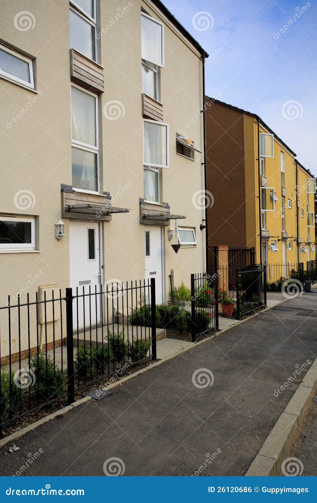 New social housing stock photo. Image of housing, recession - 26120686