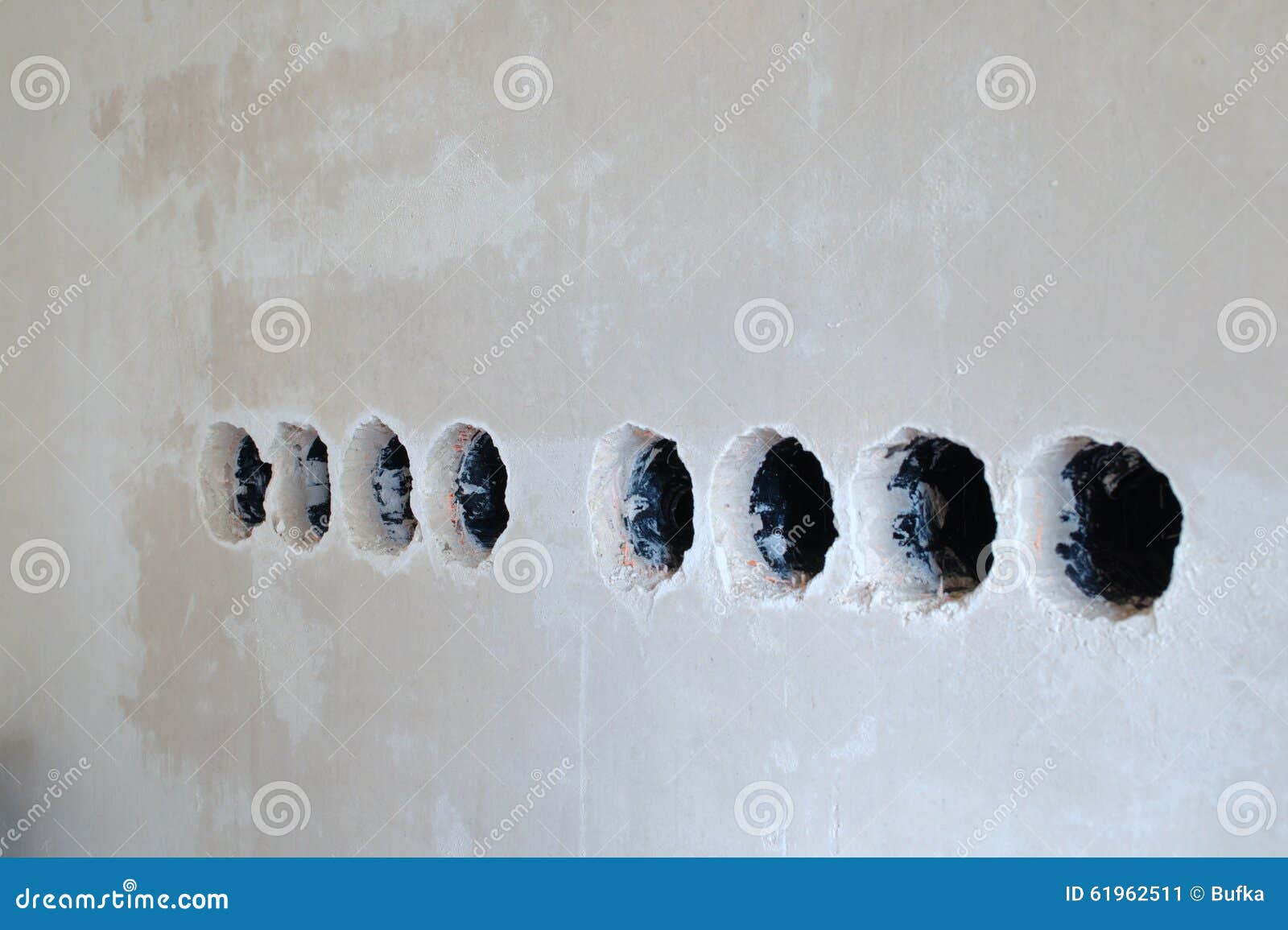 New socket holes stock image. Image of network, hole - 61962511