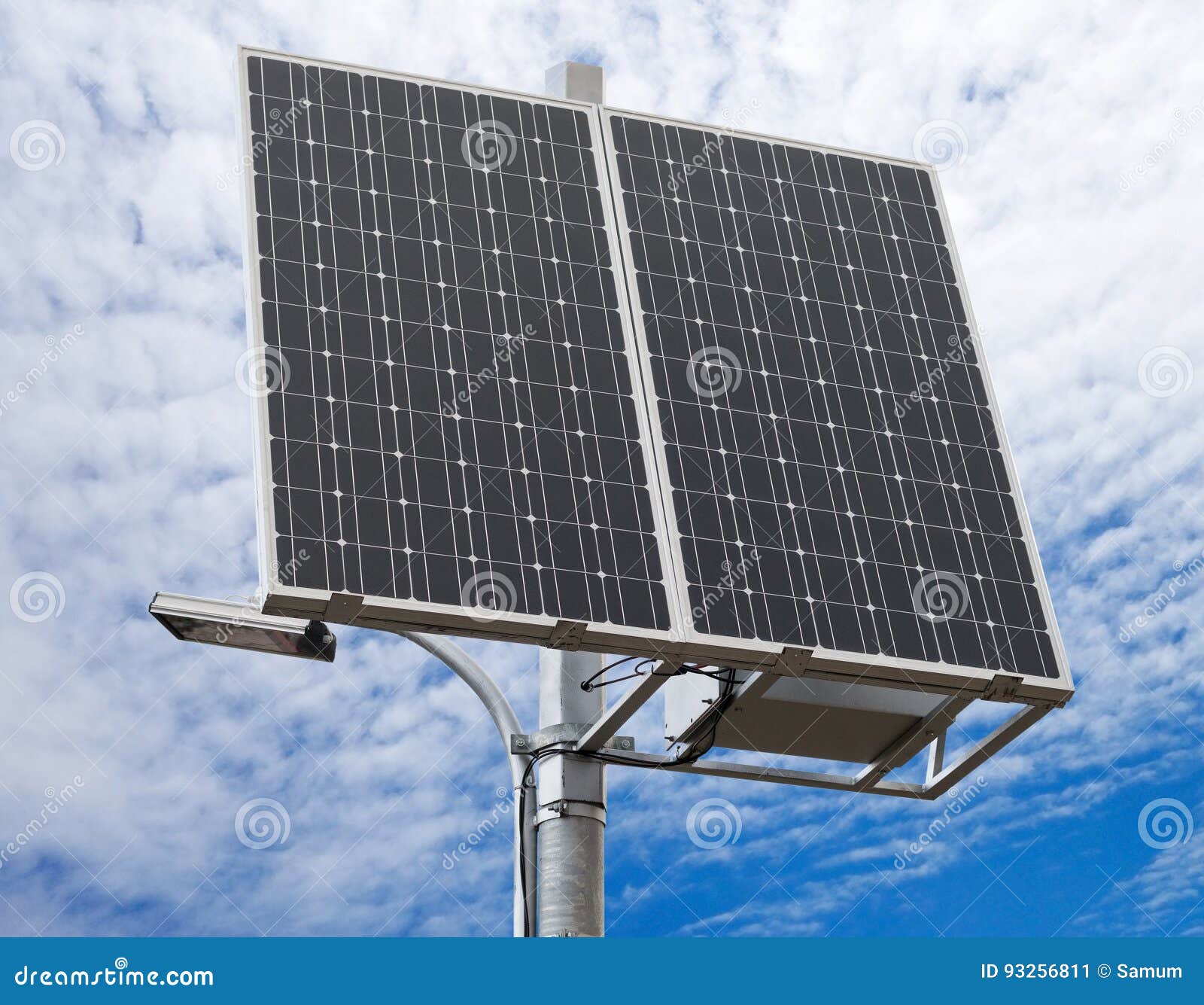 New solar panel over white stock image. Image of renewable - 93256811