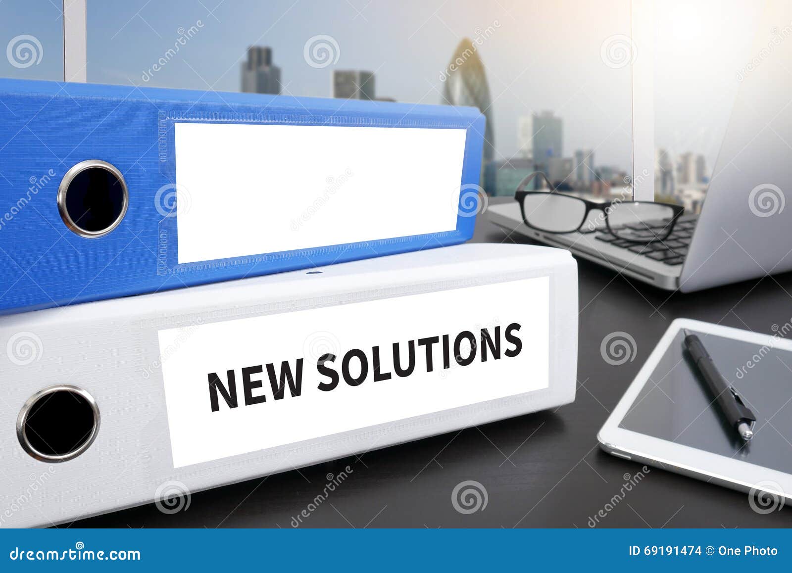 NEW SOLUTIONS stock photo. Image of capacity, discovery - 69191474