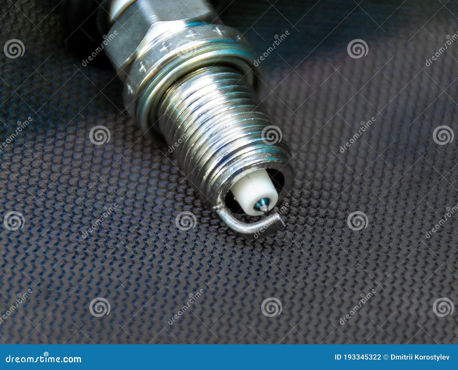 New Spark Plug, Electrode Close-up, Selective Focus Stock Photo - Image ...