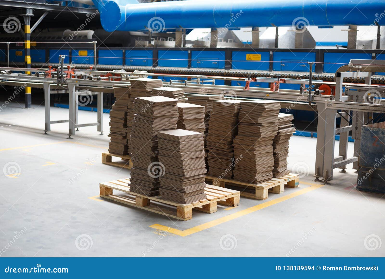 New Stacked Ceramic Tiles on a Pallet Stock Photo - Image of market ...