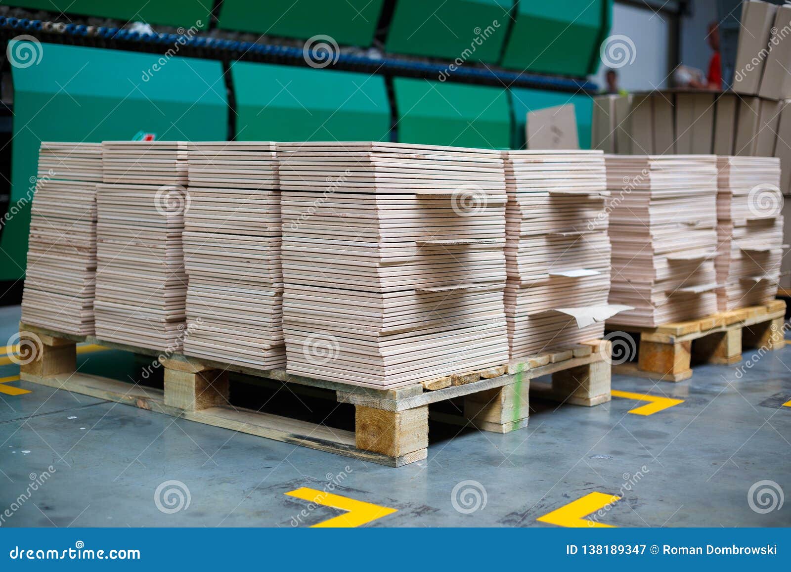 New Stacked Ceramic Tiles on a Pallet Stock Image - Image of natural ...