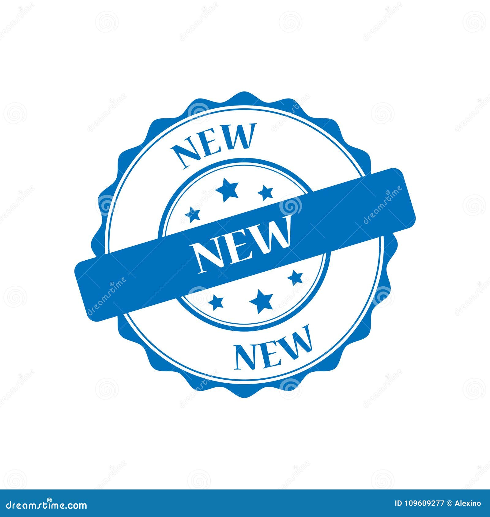 New stamp illustration stock vector. Illustration of design - 109609277