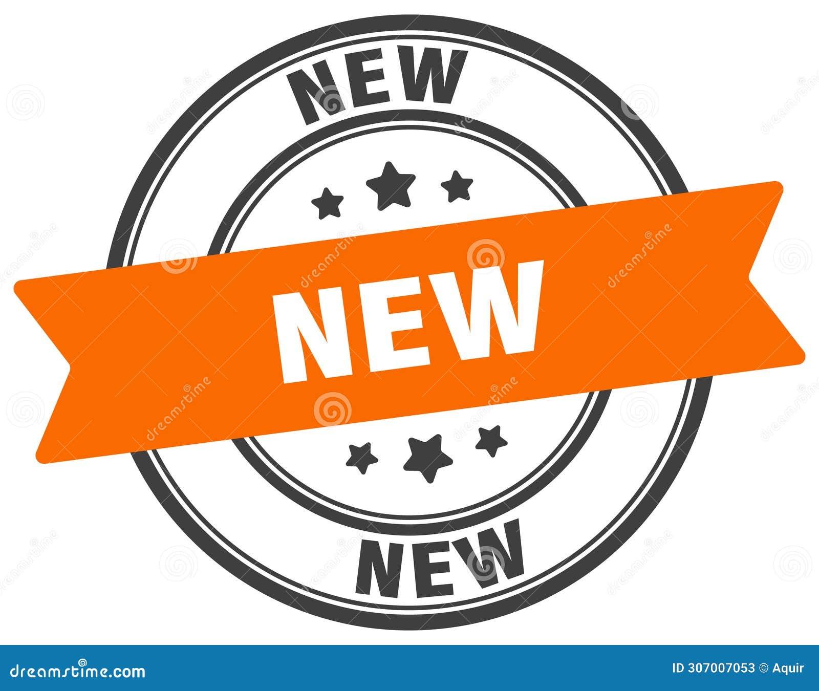 New Stamp. New Label on Transparent Background. Round Sign Stock Vector ...