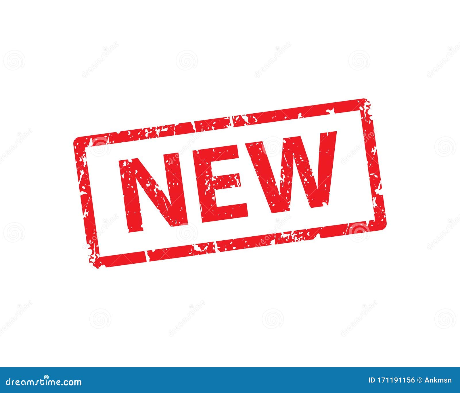 New Stamp Vector Texture. Rubber Cliche Imprint Stock Vector ...