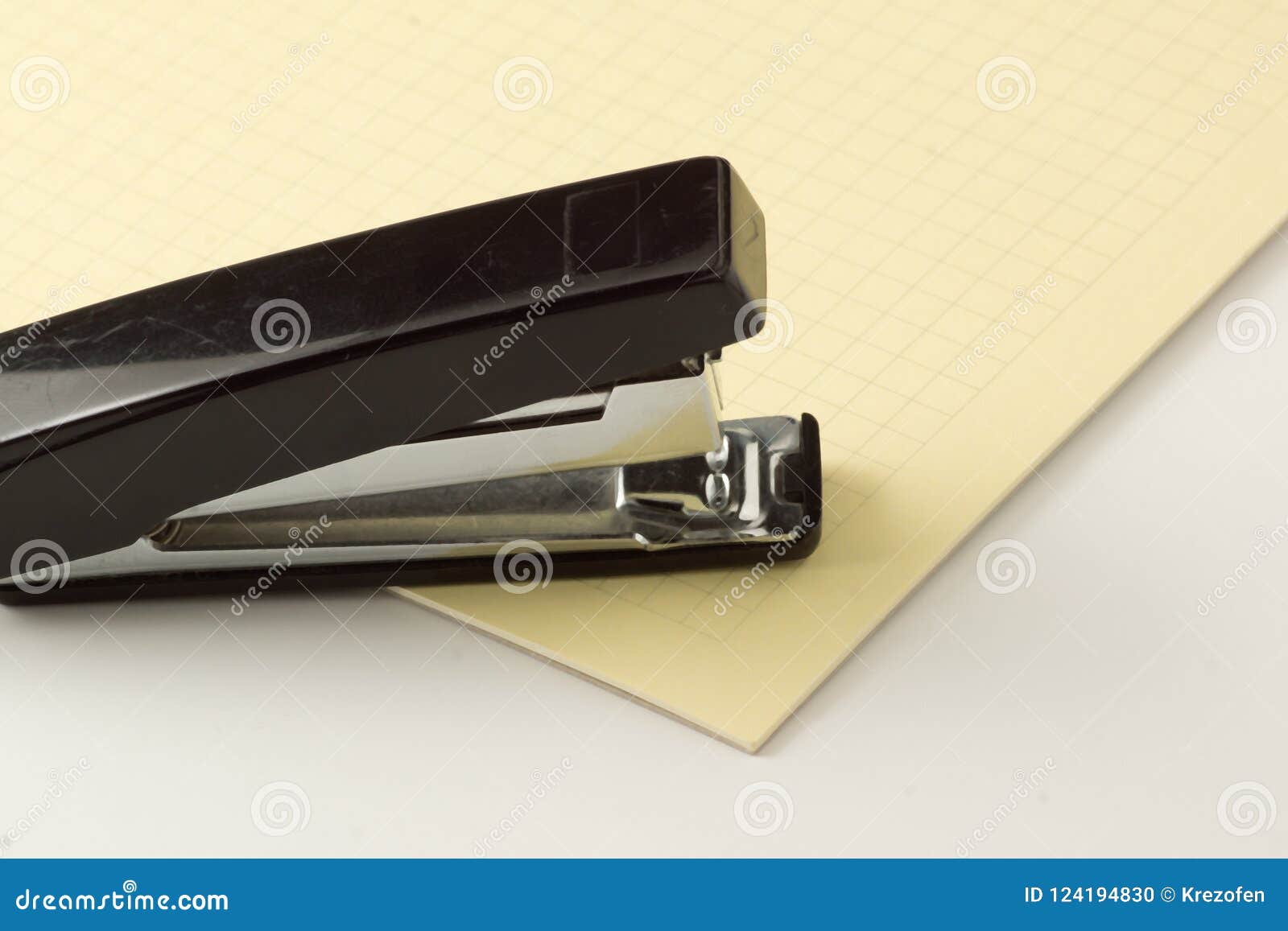 Stapler for Stapling Papers on a Table Stock Photo - Image of secretary ...