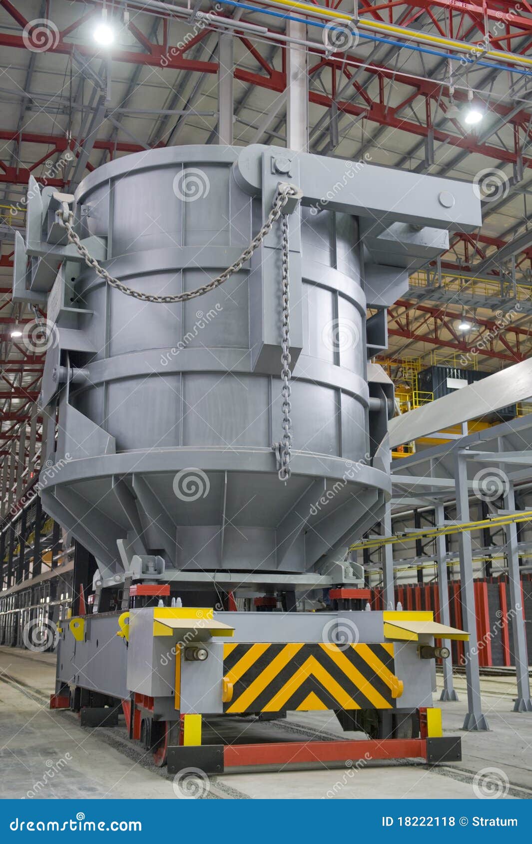 New steelworks stock photo. Image of ladle, steelworks - 18222118