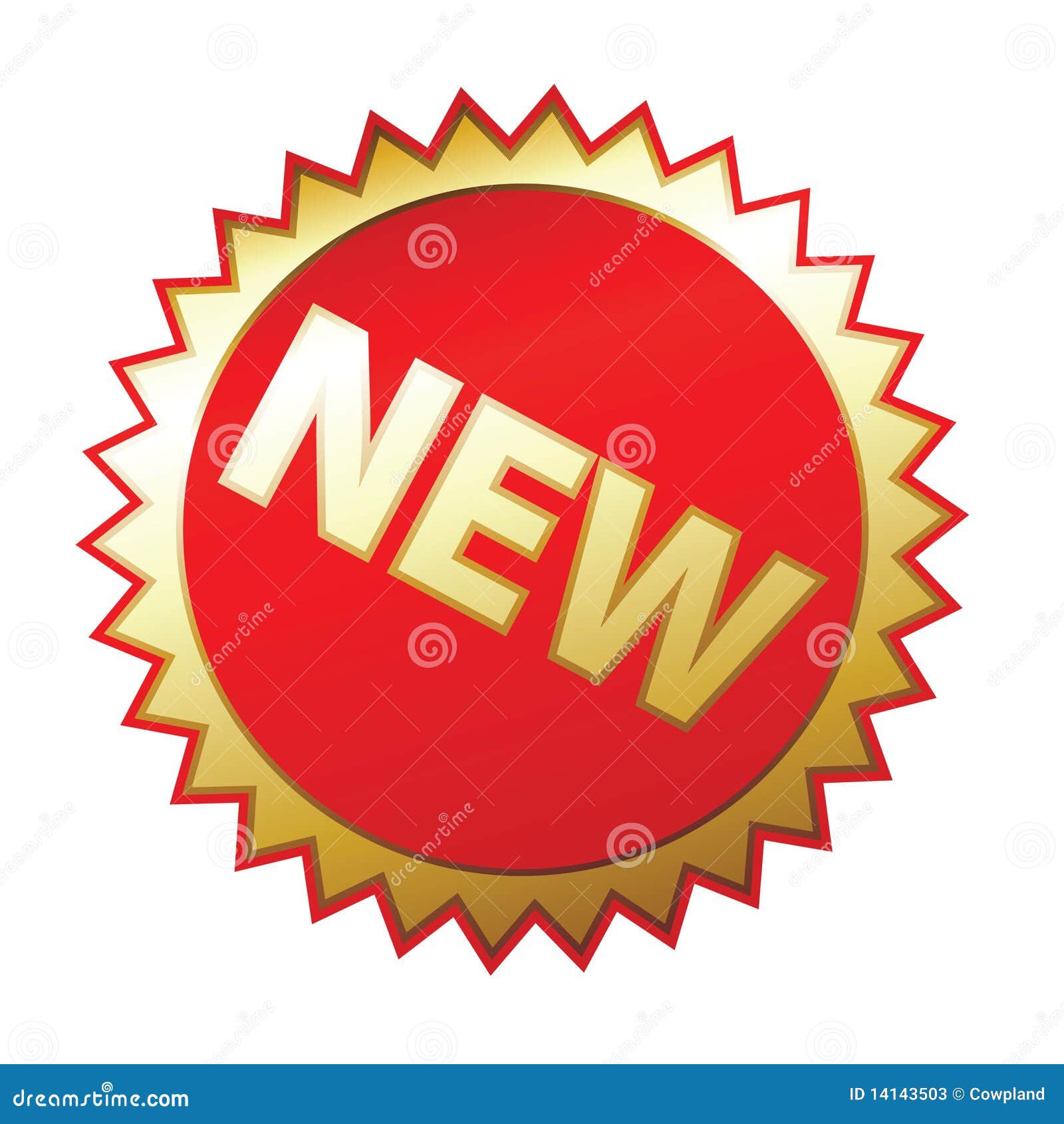 New sticker stock vector. Illustration of rotund, creation - 14143503