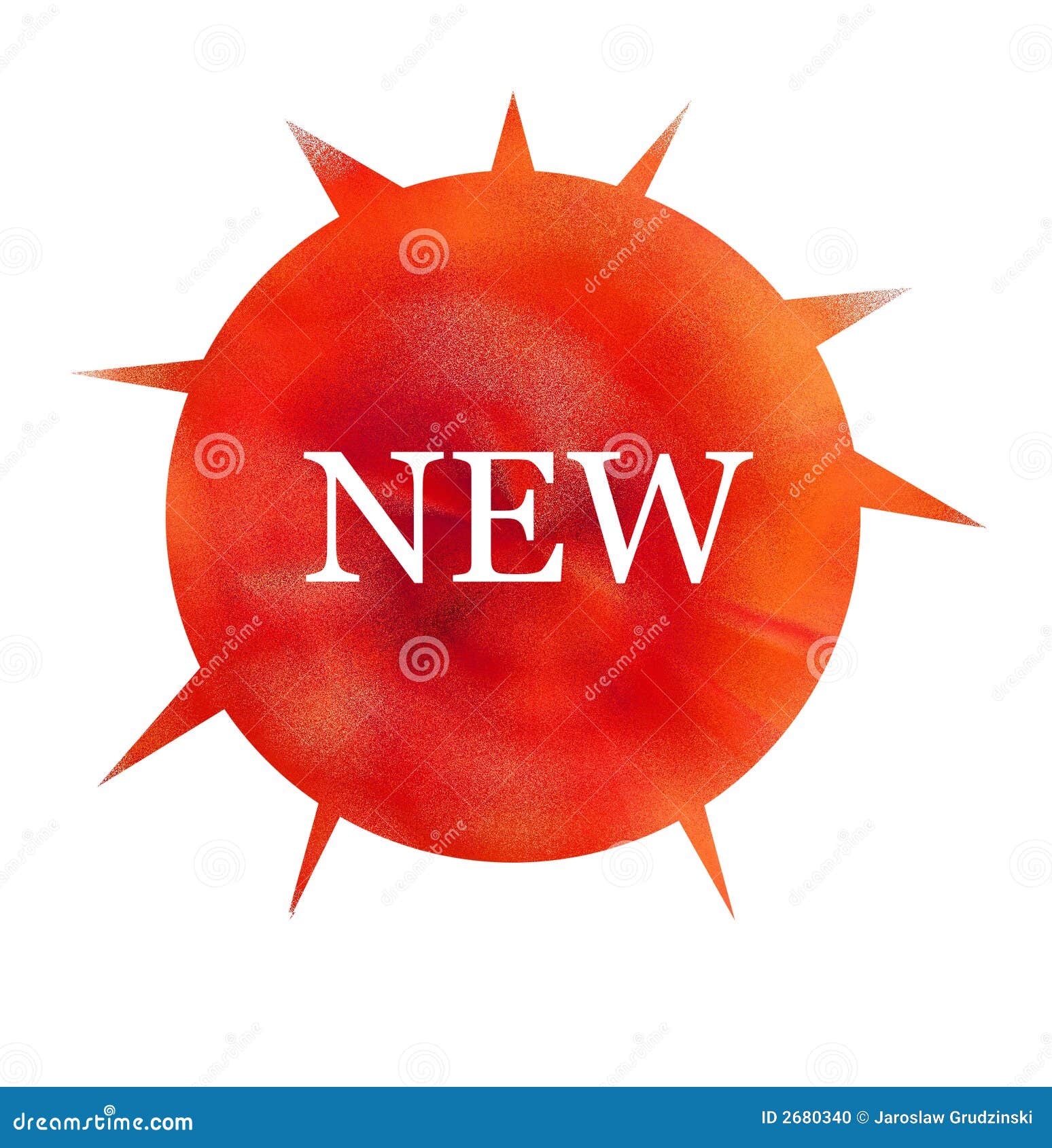 New sticker stock illustration. Illustration of customer - 2680340