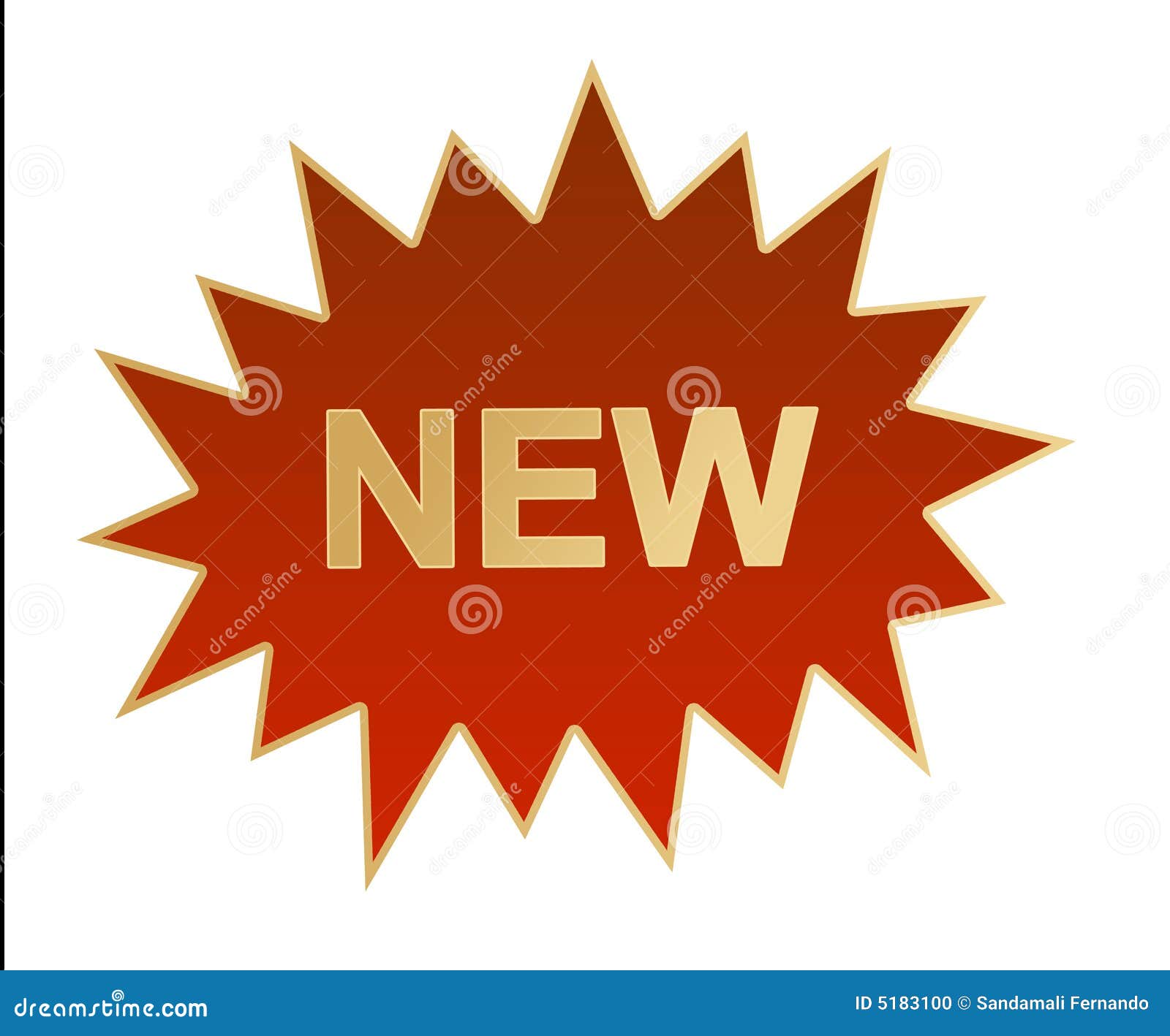 New Sticker / logo stock vector. Illustration of business - 5183100