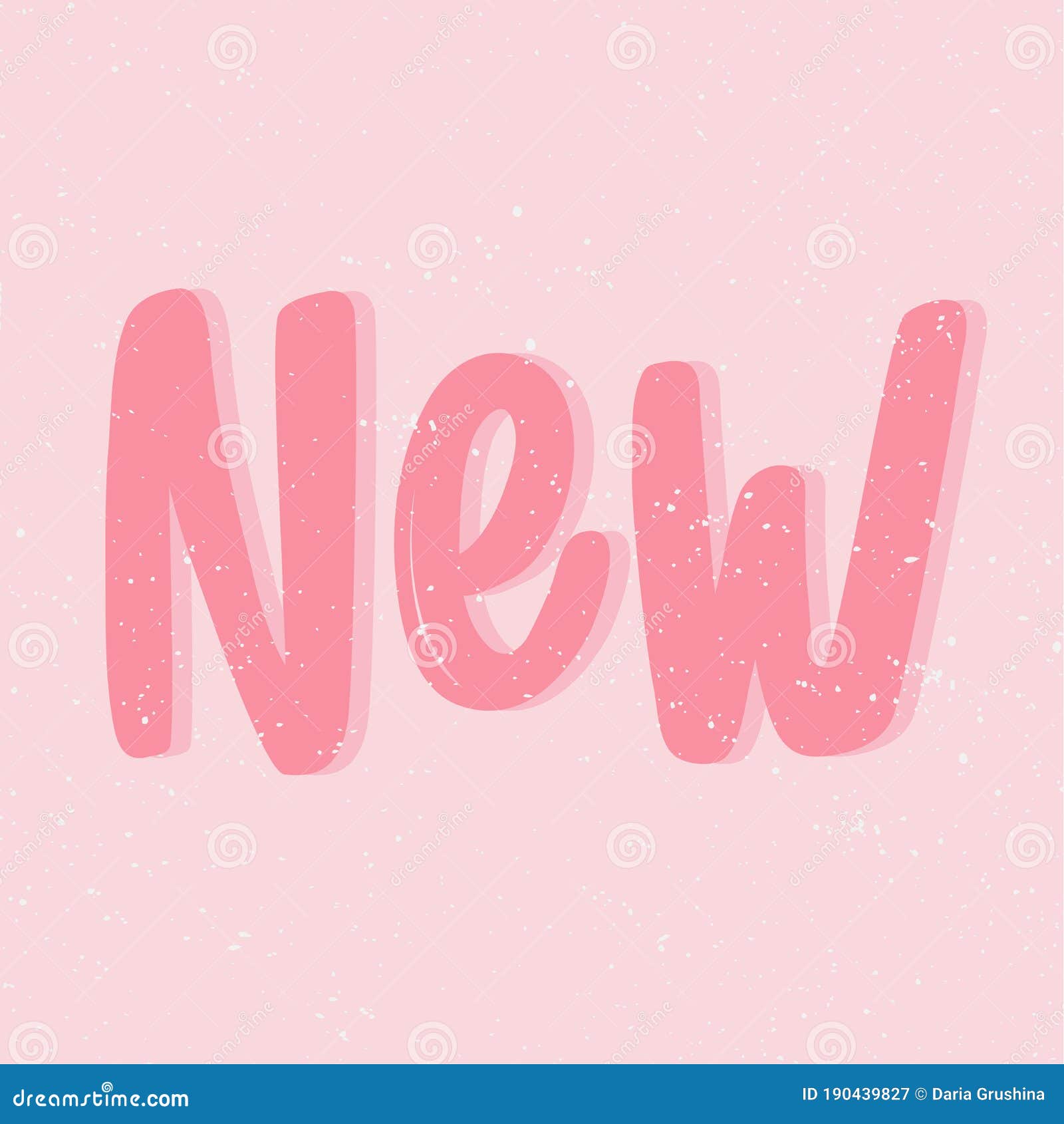 New Sticker For Social Media Content Vector Hand Drawn Illustration