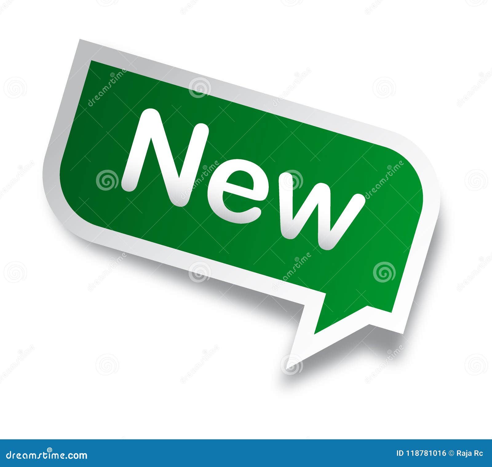 New sticker stock illustration. Illustration of accent - 118781016