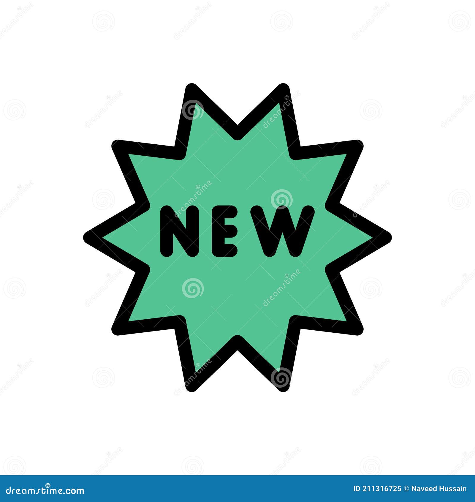 New sticker stock vector. Illustration of badge, sale - 211316725