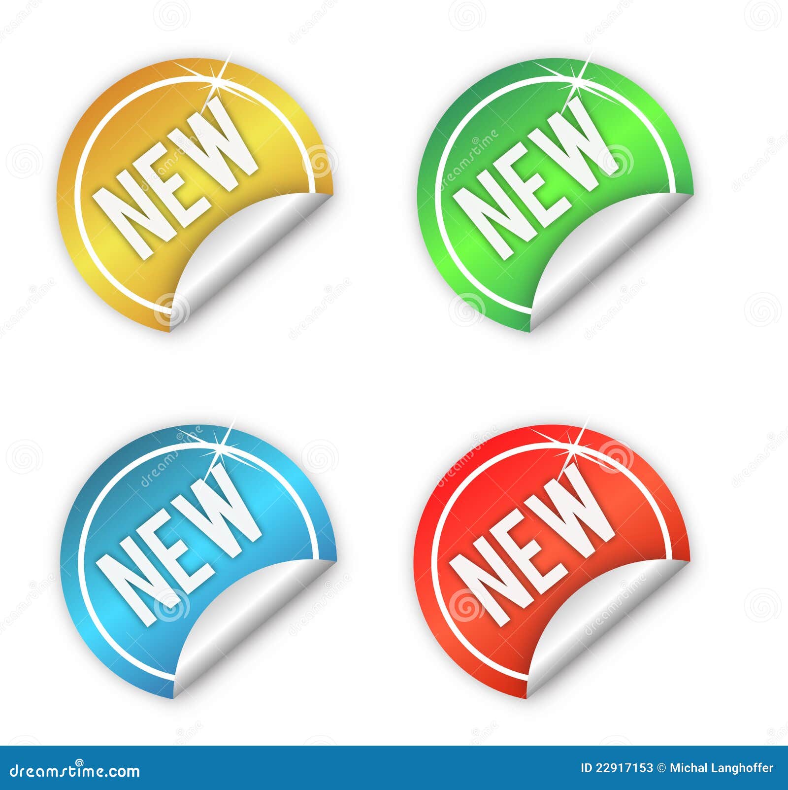 New stickers stock illustration. Illustration of border - 22917153