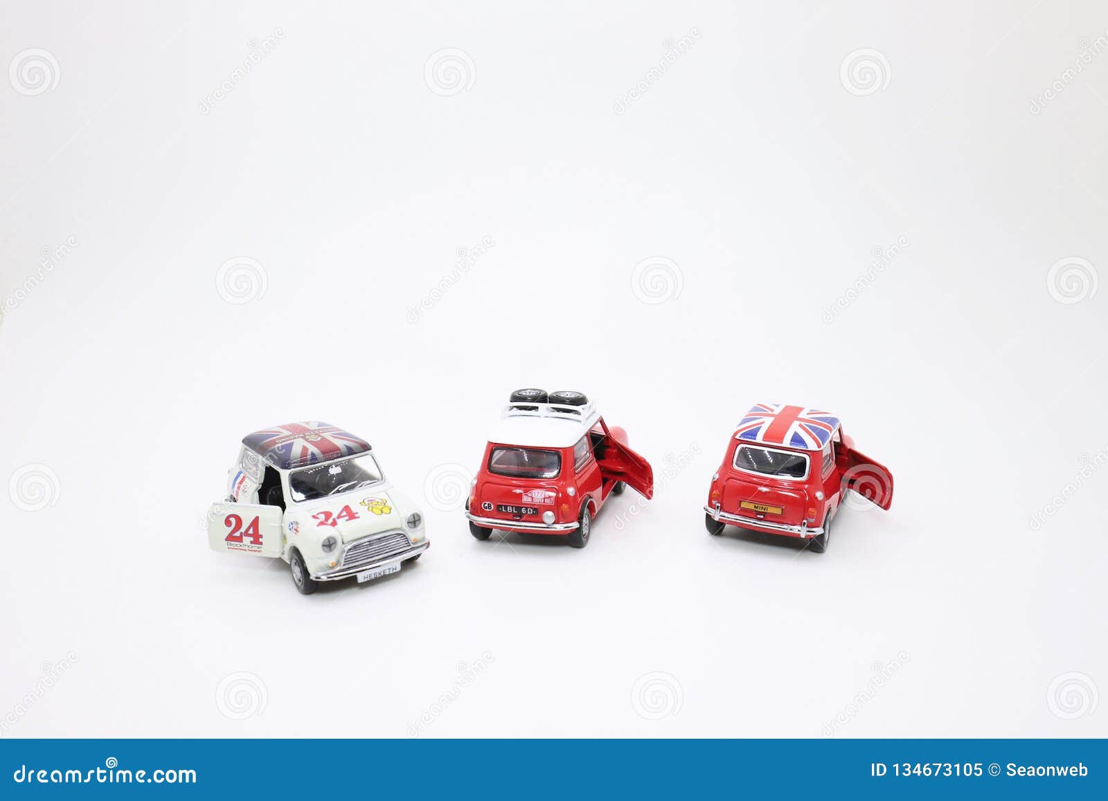 New Style Mini Cooper on a White Editorial Image - Image of collection ...