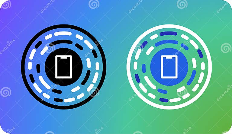 New Style of QR Code - Round QR Code. Circle Stock Vector ...