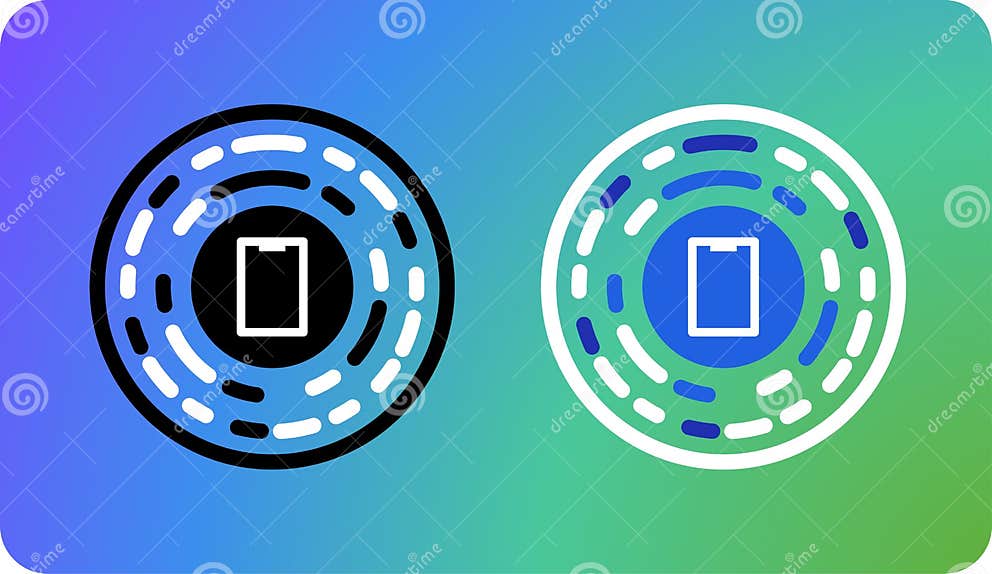 New Style of QR Code - Round QR Code. Circle Stock Vector ...