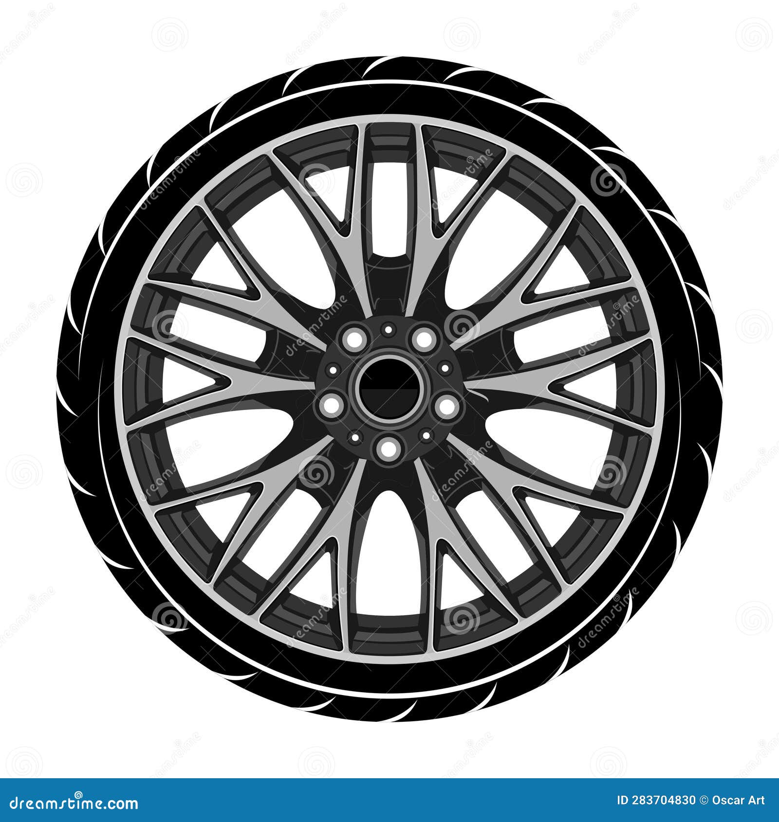 New style velg racing 004 stock vector. Illustration of automobile ...