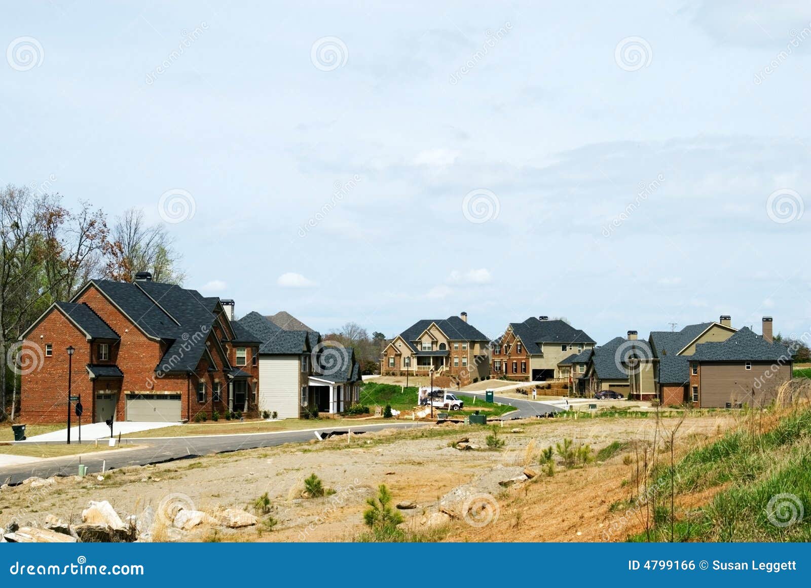 New subdivision build-out stock photo. Image of home, homes - 4799166