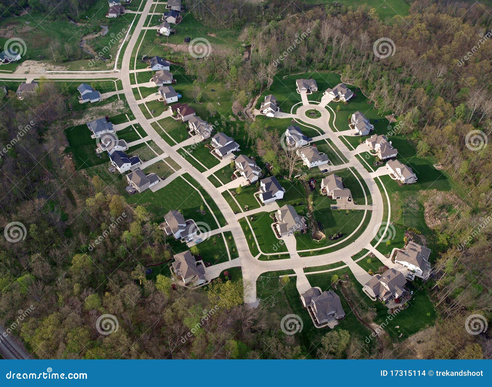 New Suburb stock photo. Image of suburb, community, clean - 17315114