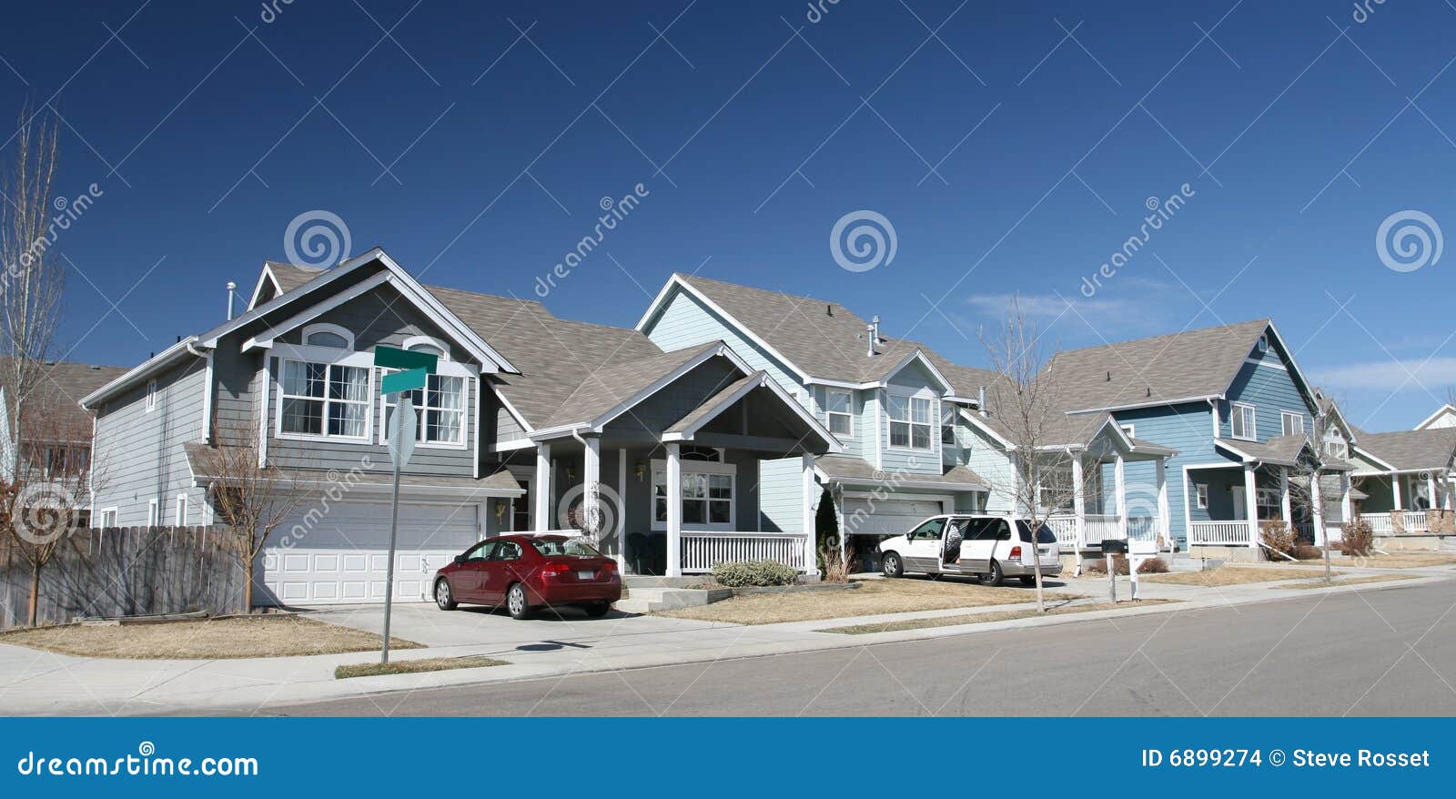 New Suburban Development stock photo. Image of home, development - 6899274