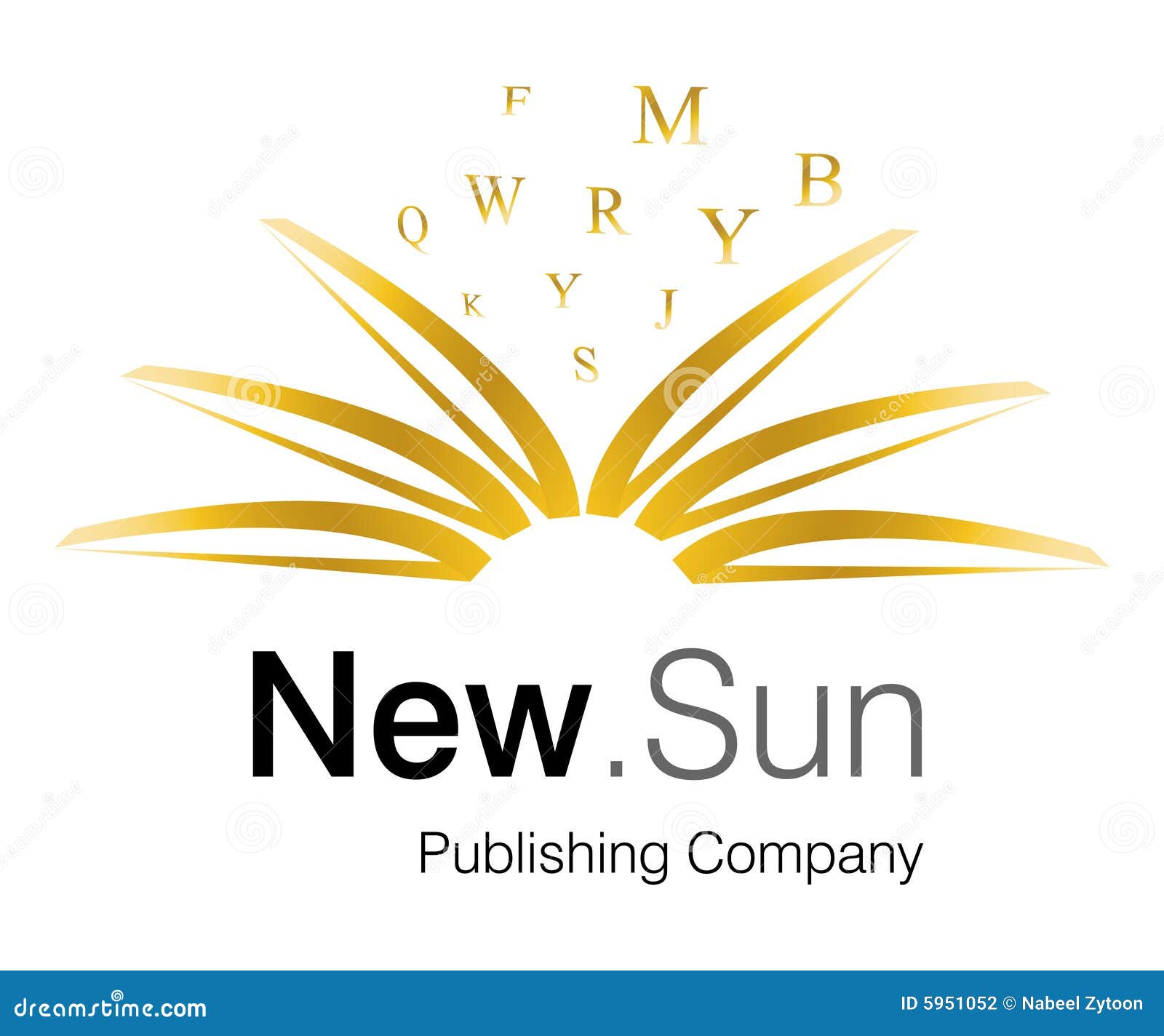 New Sun Logo stock vector. Illustration of company, corporation - 5951052