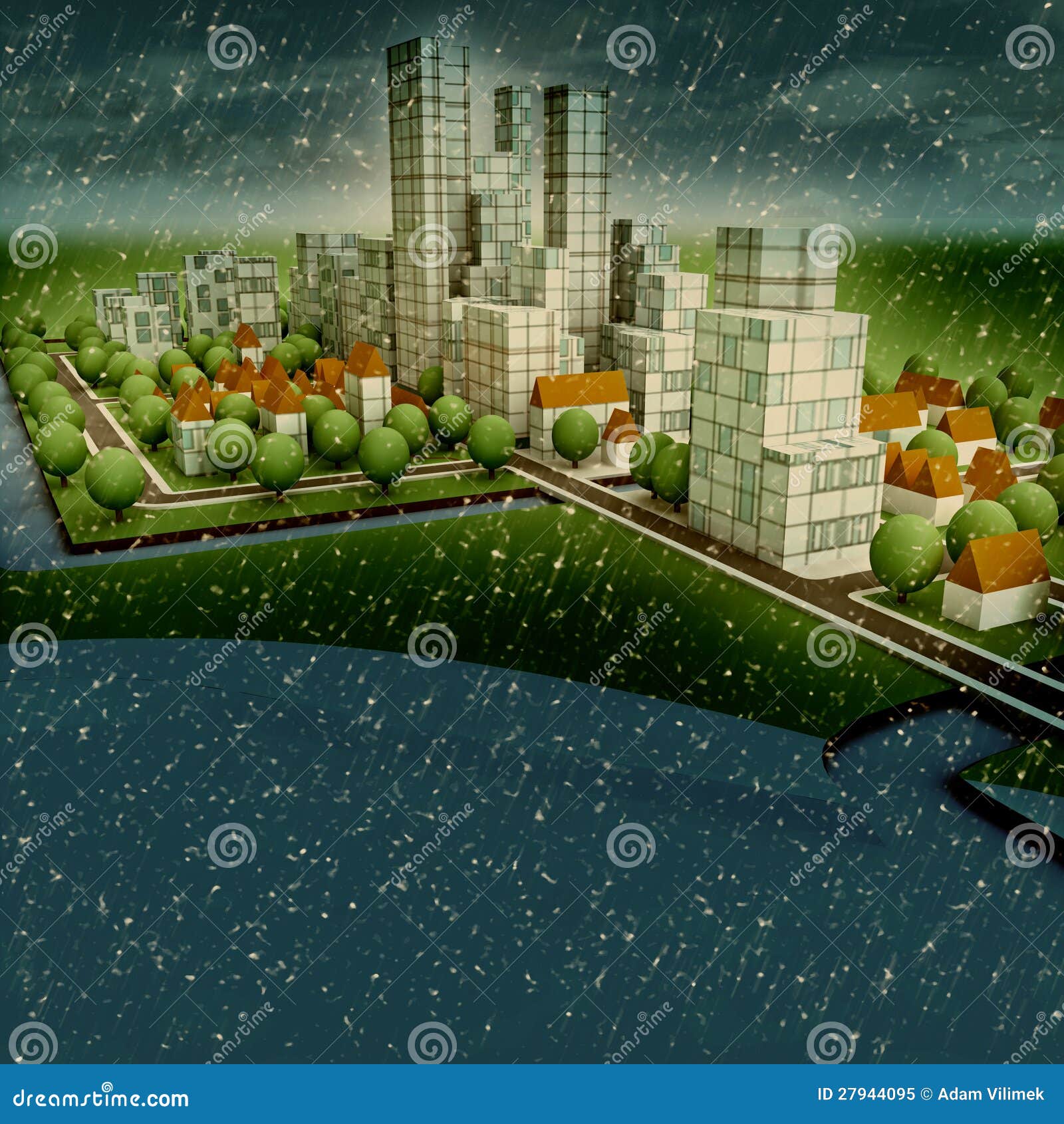 Sustainable City Models Crafting By Urban Planners Using Recycled ...