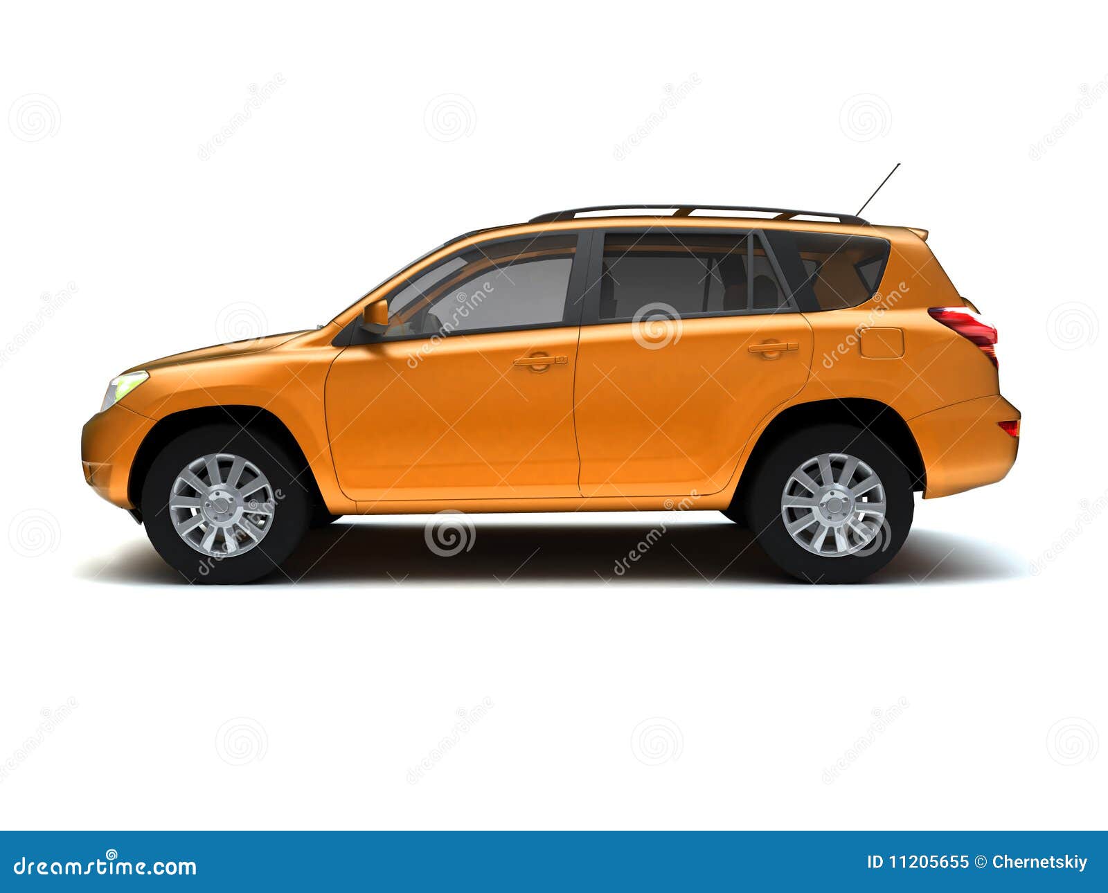 New SUV side view stock illustration. Illustration of wheels - 11205655