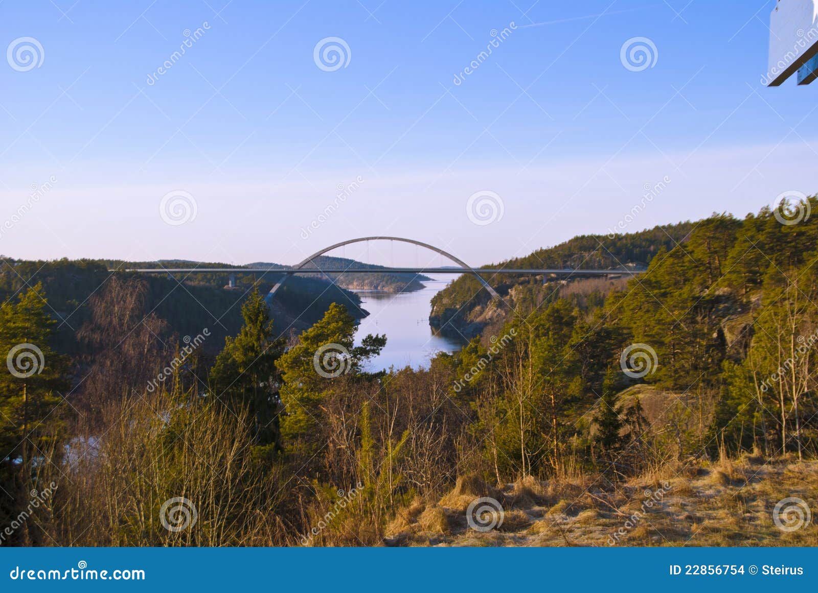 New Svinesund bridge. stock photo. Image of svinesund - 22856754