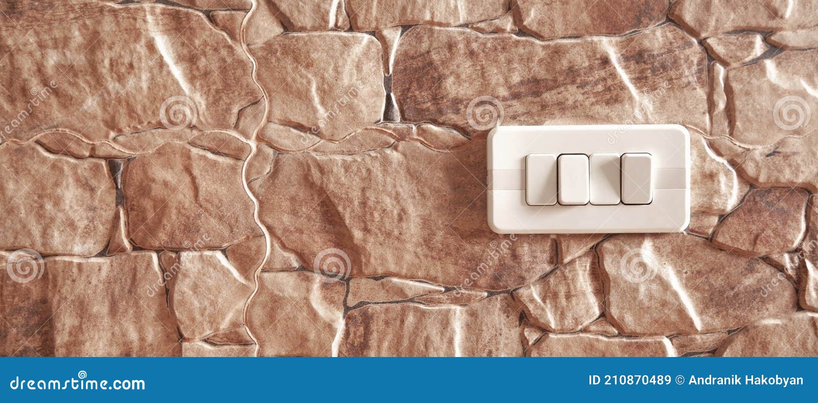 New Switch in the Kitchen Wall Stock Image - Image of closeup, kitchen ...