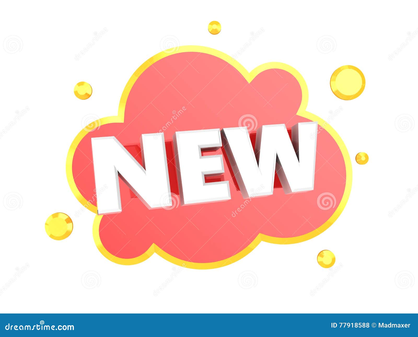 New symbol stock illustration. Illustration of sale, icon - 77918588