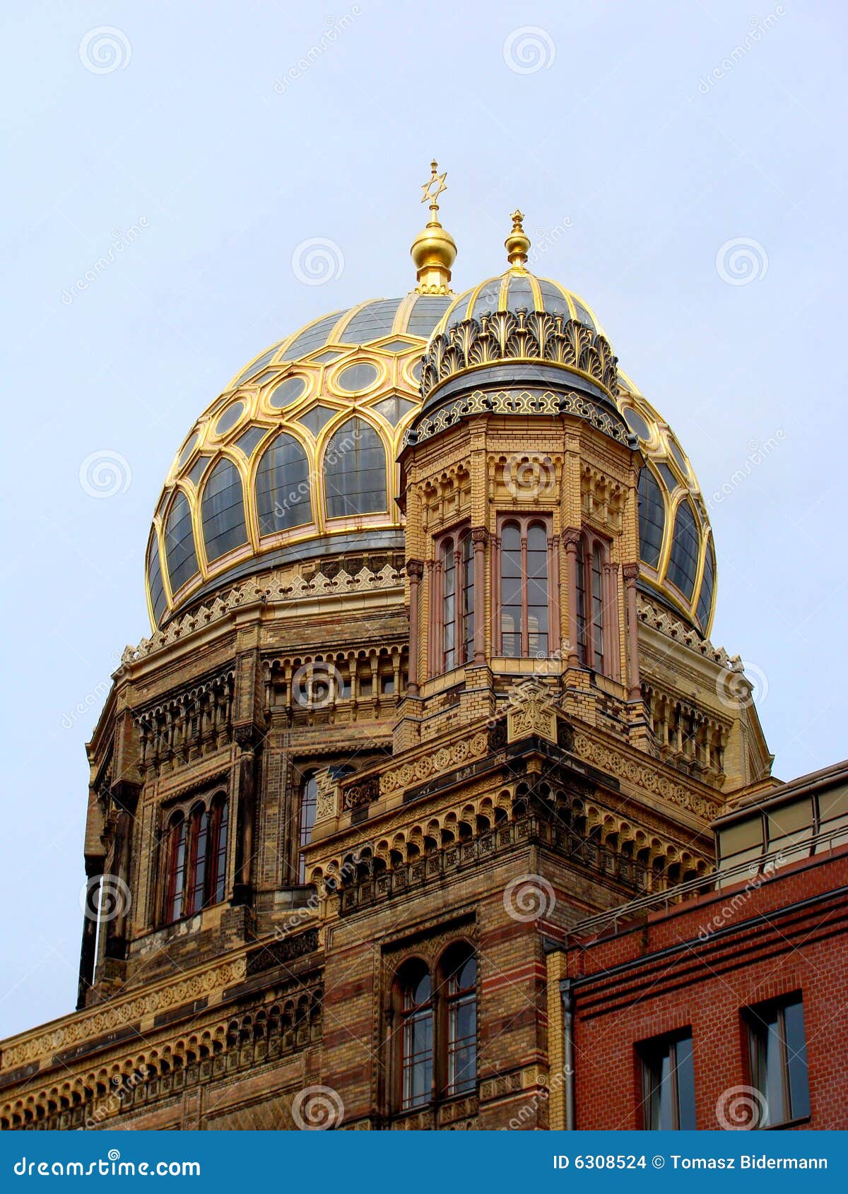 New Synagogue in Berlin stock photo. Image of gold, synagogue - 6308524