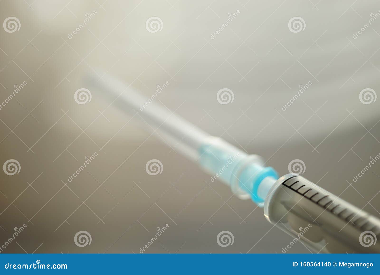 New Syringe in Case, Side View, Selective Focus Stock Photo - Image of ...