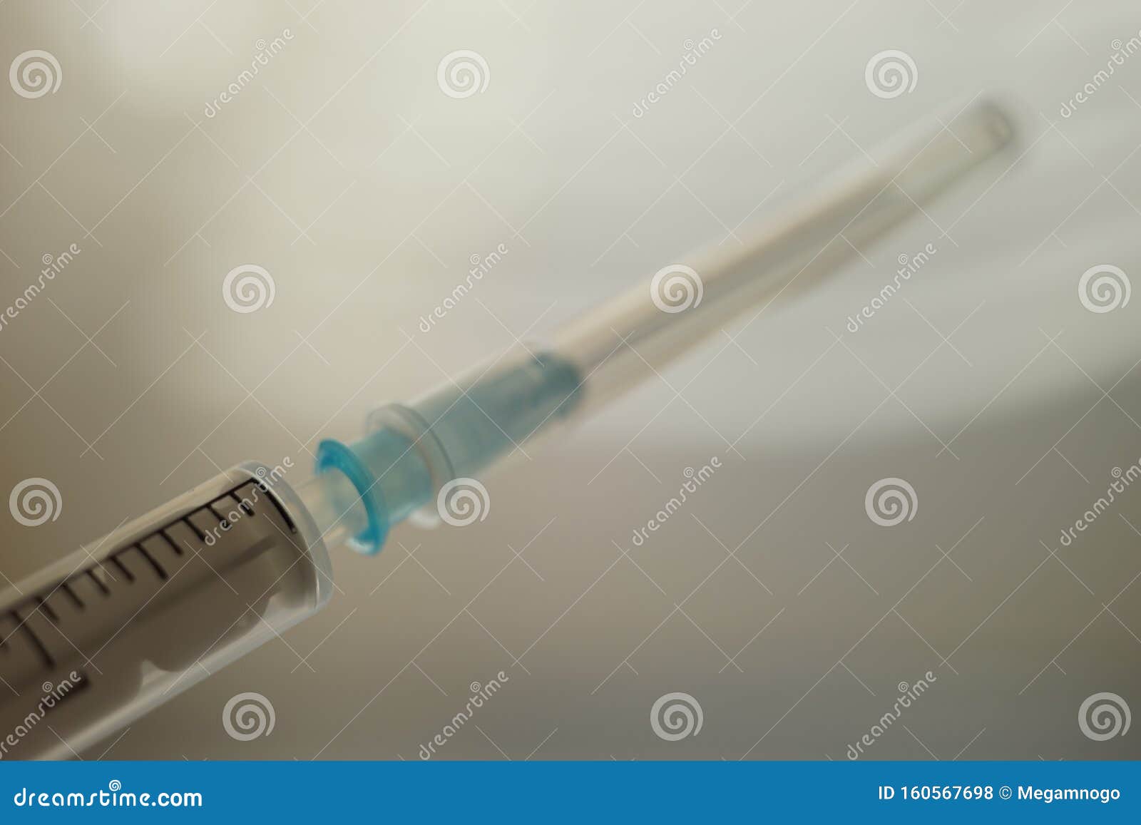 New Syringe, Focus on Scale, Side View Stock Photo - Image of drug ...