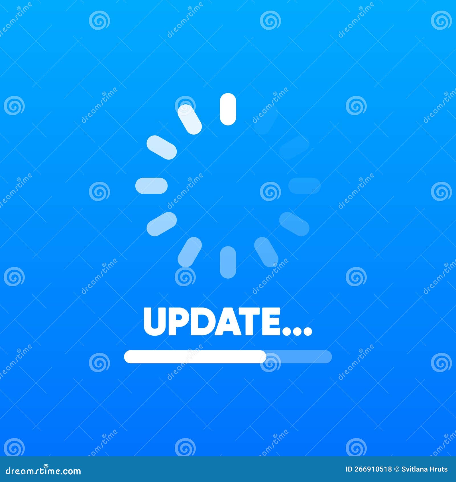 New System Update. Loading Process. App Update Concept. System Software ...