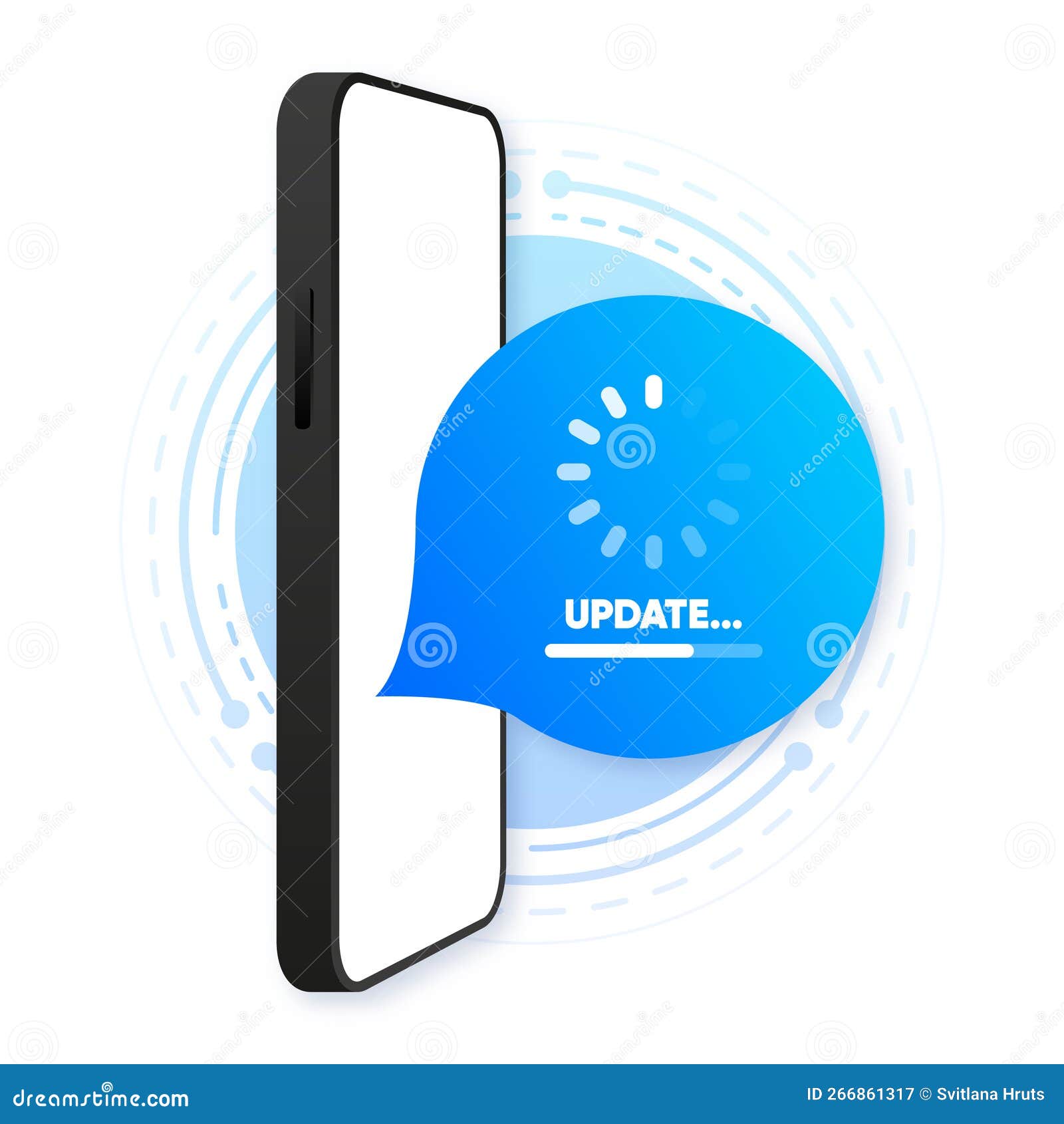 New System Update. Loading Process. App Update Concept. System Software ...